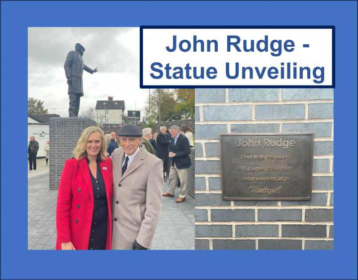 John Rudge Statue Unveiling – Oct 2024 – STAR